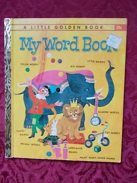 My Little Golden Word Book Tootle – Vintage Text