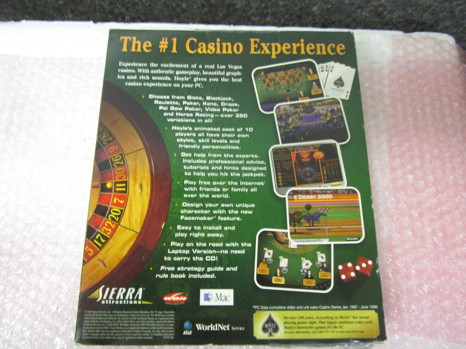 Hoyle Casino - SIERRA Big Box Software - Vintage/Rare - New-Factory ...