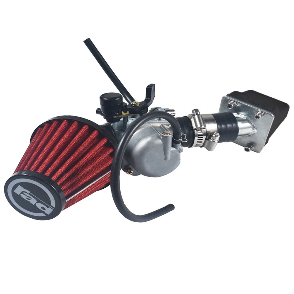 Carburetor & Intake & Air Filter For 49cc 80cc 66cc Racing Motorized ...