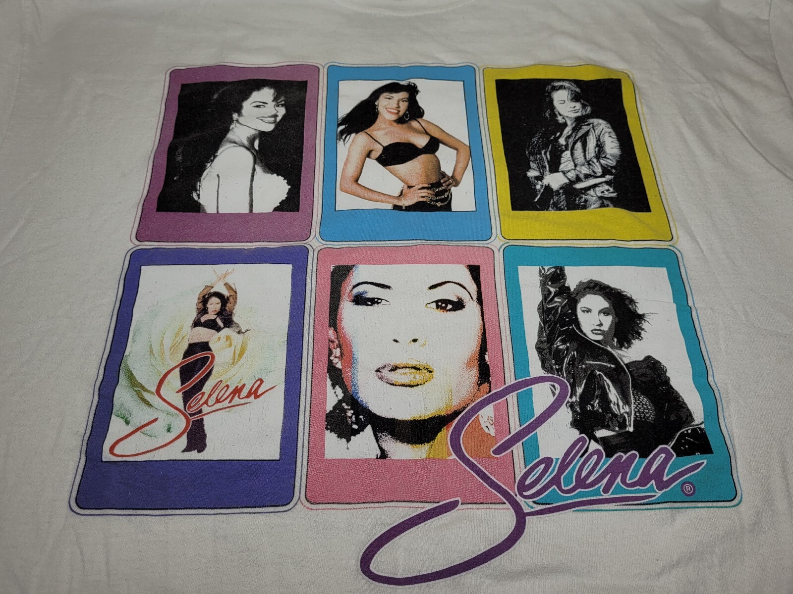 Selena Quintanilla Official Merchandise Adult White T… - Gem