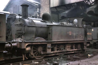 Johnson Midland Class 1F 0-6-0T 41844 at Kirkby 6x4 Quality British ...