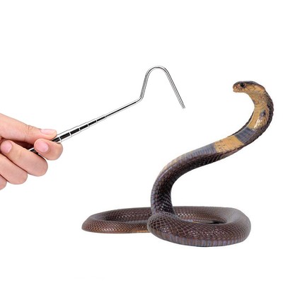 Stainless Steel Snake Catcher Stick Safety Extensible Handling Capture ...