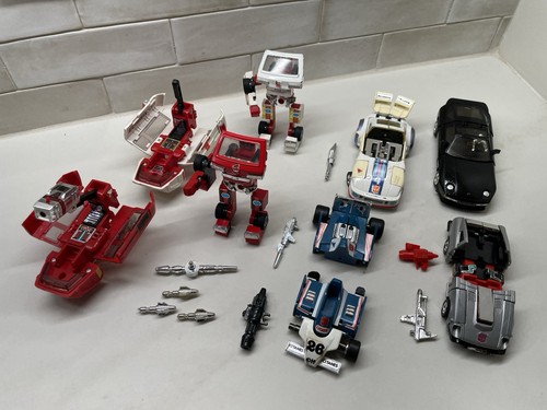 Vintage 80s G1 Transformers AUTOBOTS and GoBots Cars/Vans G1 Lot Hasbro ...