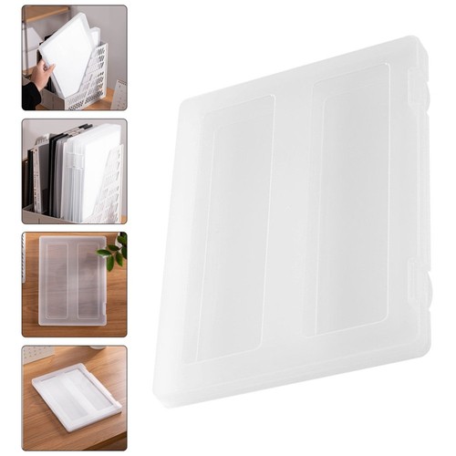 Transparent File Box Office Organization and Storage Paper Organizer | eBay