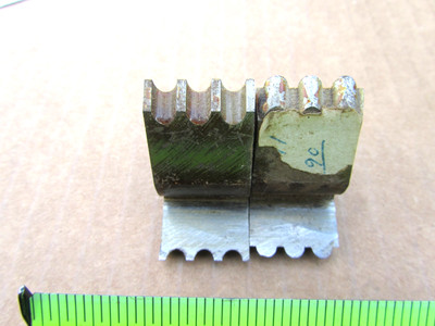 3 Bead Convex & Concave High Speed Steel Wood Shaper Cutters for 1/2 ...