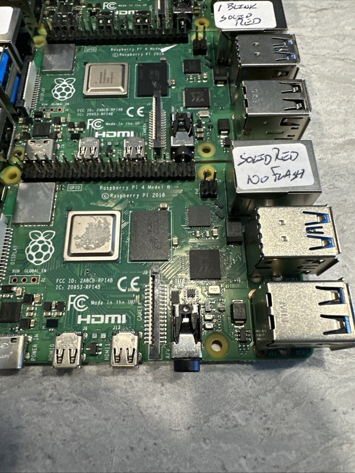 Raspberry Pi 4 Model B Computer Module - JOB LOT OF 6 - for PARTS or ...
