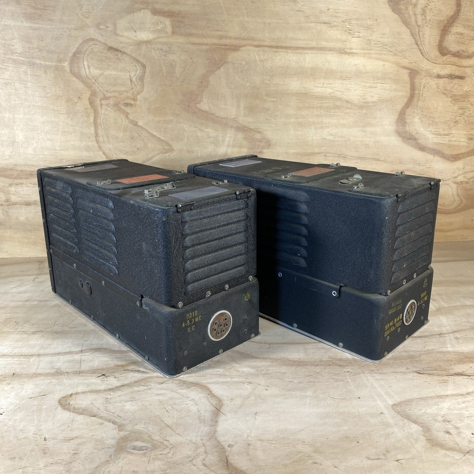 Lot of 2 WW2 military Aircraft Radio Transmitter T-20/ARC-5 for Parts ...