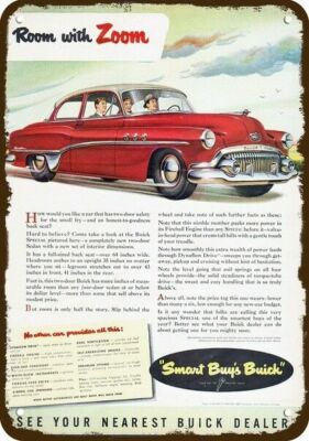1951 BUICK Roadmaster Fireball 8 Car Vintage-Look DECORATIVE REPLICA ...