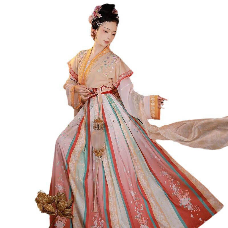 Women's Chinese Hanfu Dress Ancient Traditional Hanfu Sets Retro Ethnic ...