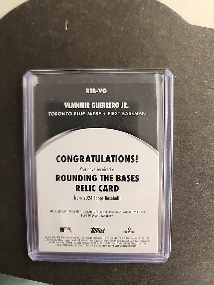 2024 Topps Series 2 - Rounding the Bases Relics #RTB-VG Vladimir Guerrero Jr.... | eBay