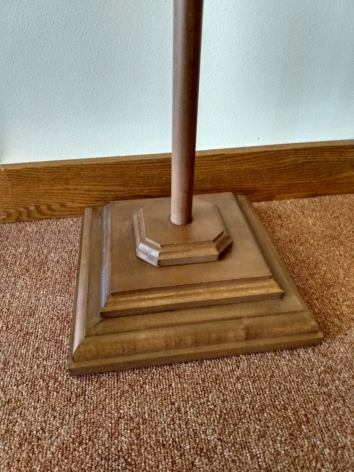 Large 79" Processional Cross, Crucifix with Pole and Stand, Carved of ...