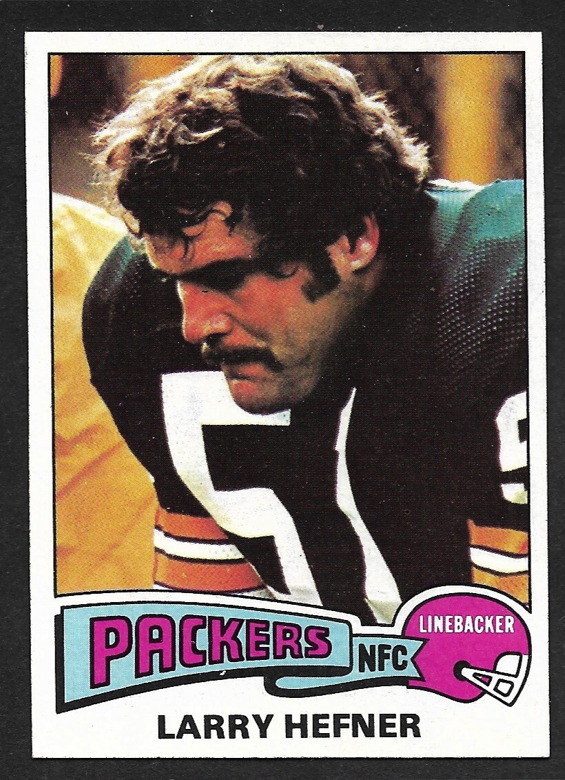1975 TOPPS FOOTBALL #111 Larry Hefner Clemson GREEN BAY PACKERS EX-MINT ...