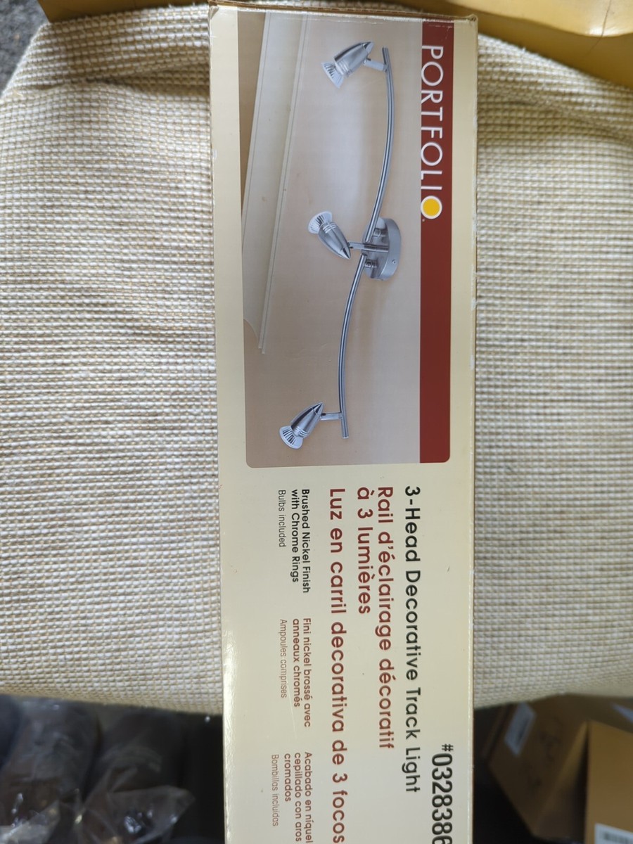 Portfolio Track Lighting Replacement Parts Hampton Bay Madison 3 Ft.