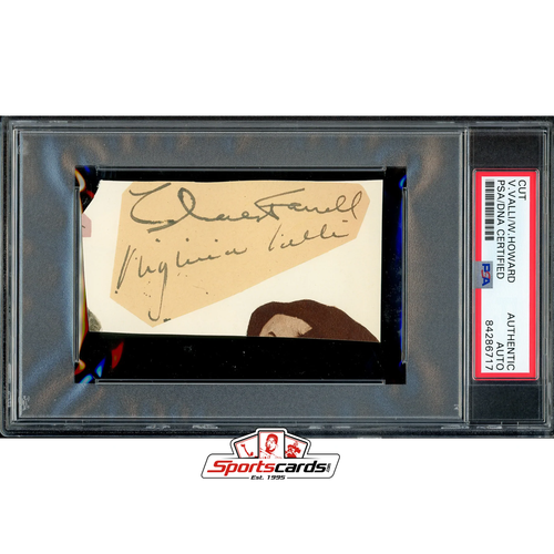 Virginia Valli, Charles Farrell, & Willie Howard Signed Cut Autograph ...