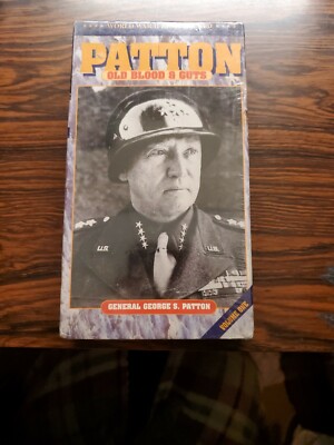 George S Patton Old Blood and Guts (VHS, 1995) World War 2 Speeches ...