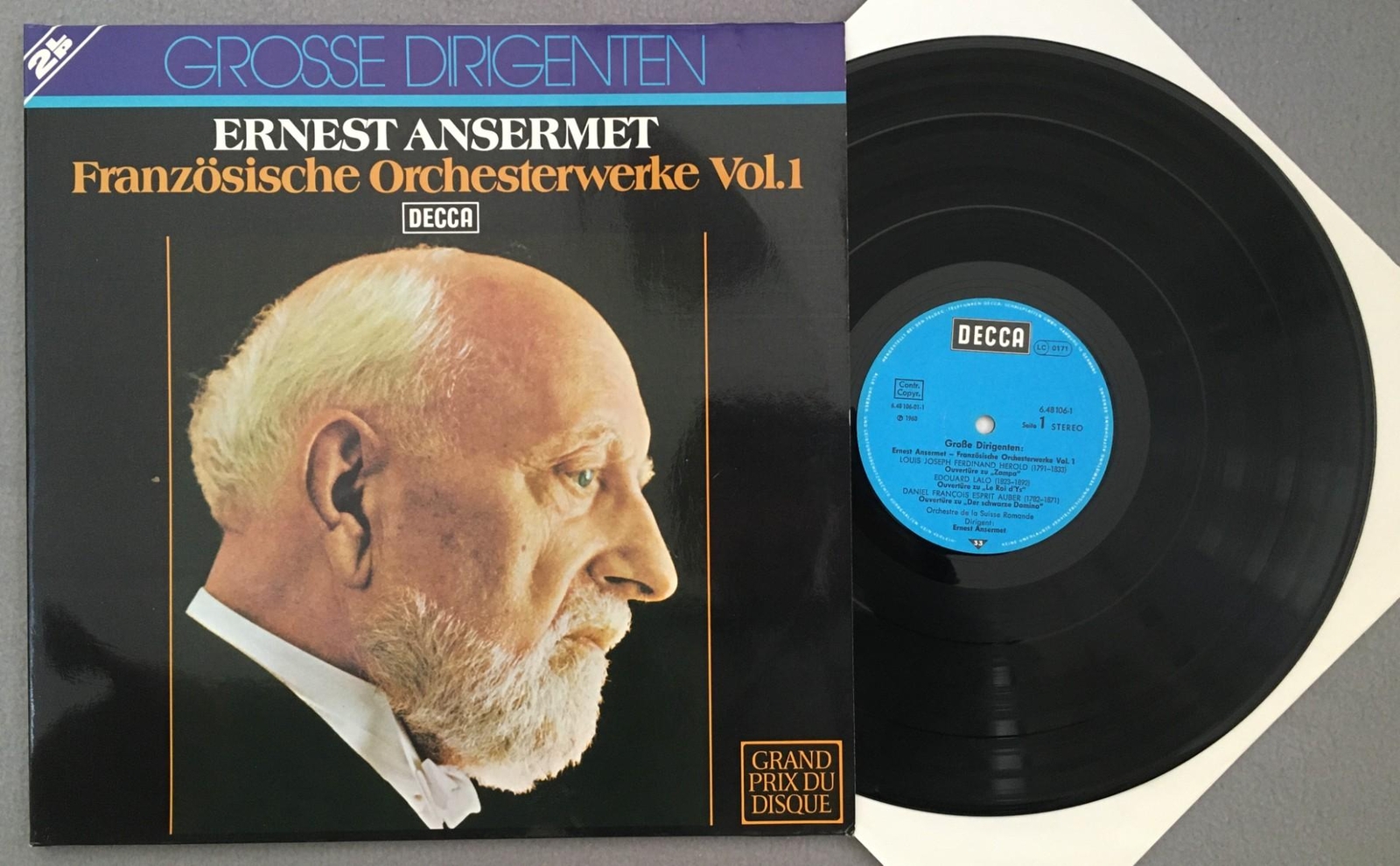 L698 Ansermet French Orchestra Works Vol.1 2LP DECCA 6.48106 DT Stereo ...