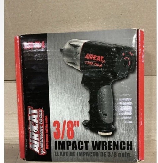 AIRCAT Pneumatic Tools 1300-TH-A: 3/8-Inch Composite Impact Wrench 600 ...
