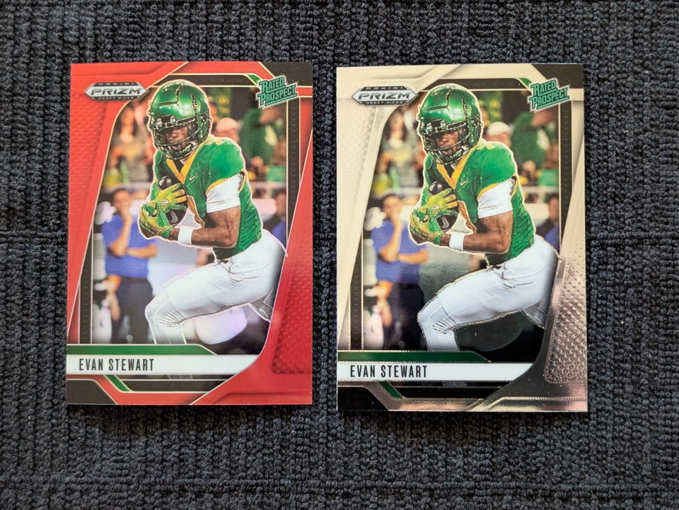 2024/2025 Bowman Chrome U Oregon MOORE, STEWART, LOWE Base, Ref Lot (21 ...