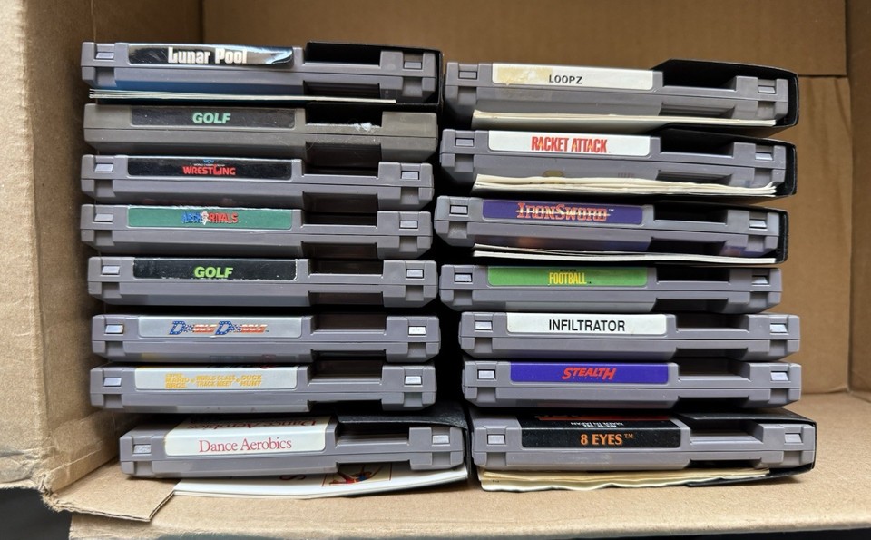 NES Nintendo game lot 107 games | eBay