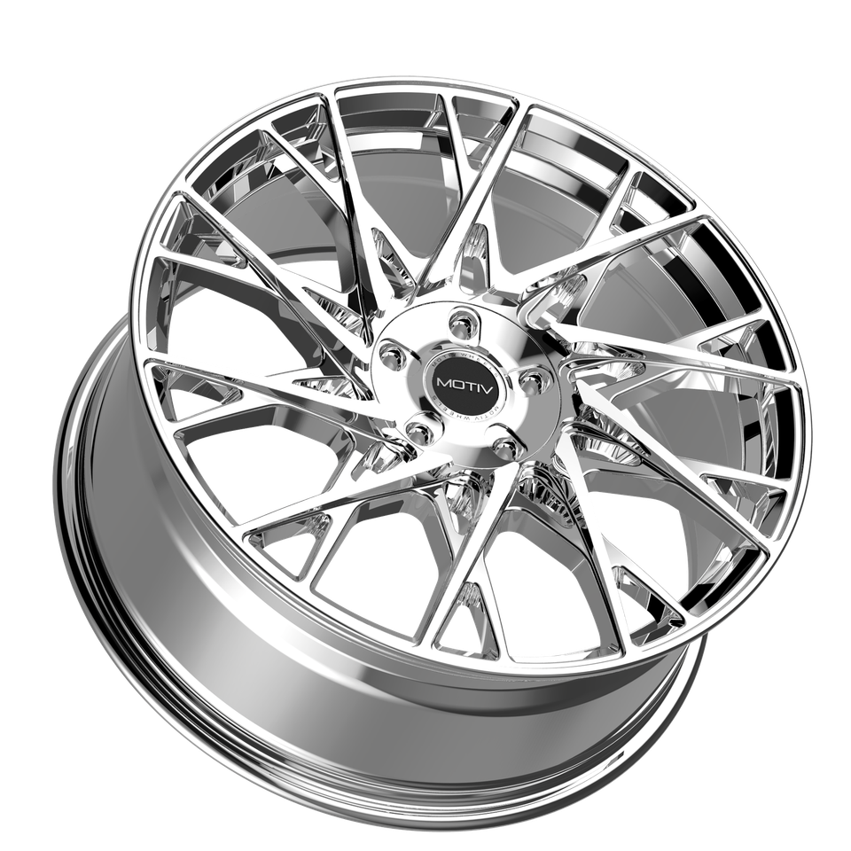 Motiv Wheels 430C Maestro 17x7.5 +40 Chrome 5X112 5x114.3 (QTY 1 ...