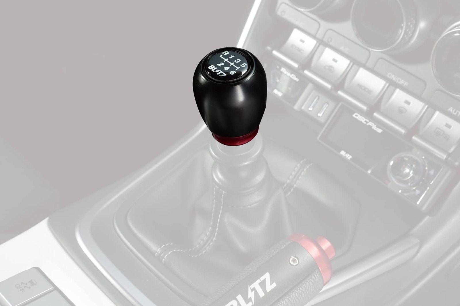 BLITZ Shift Knob GR86 86 BRZ MT Car Only POM Resin BLACK/RED ZN6 ZN8 ...