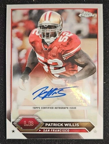2023 Topps Composite NFL #TCA-PW Patrick Willis Topps Chrome Autograph ...