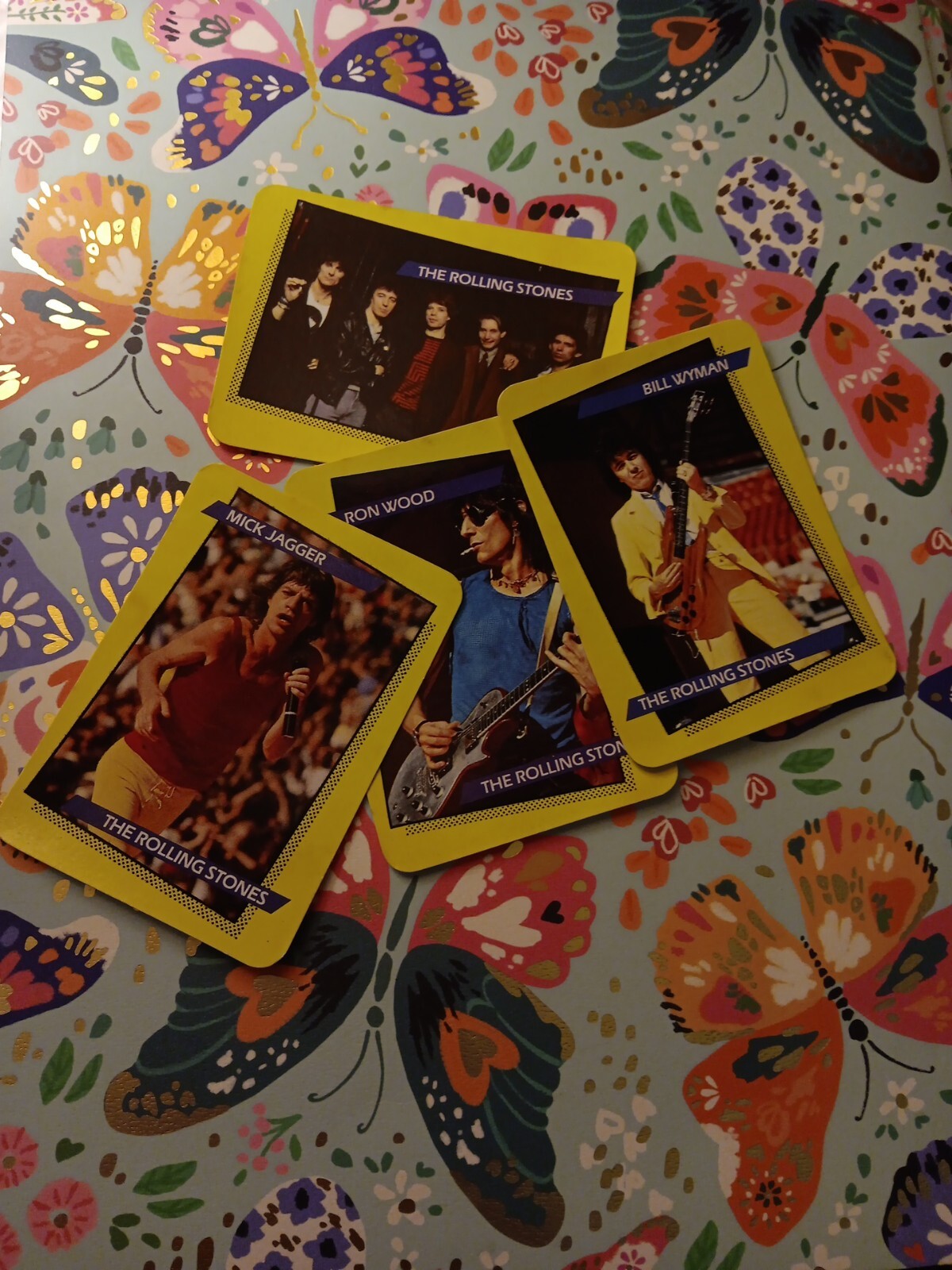 Rolling STONES Rock Star Concert Cards 4 Cards | eBay