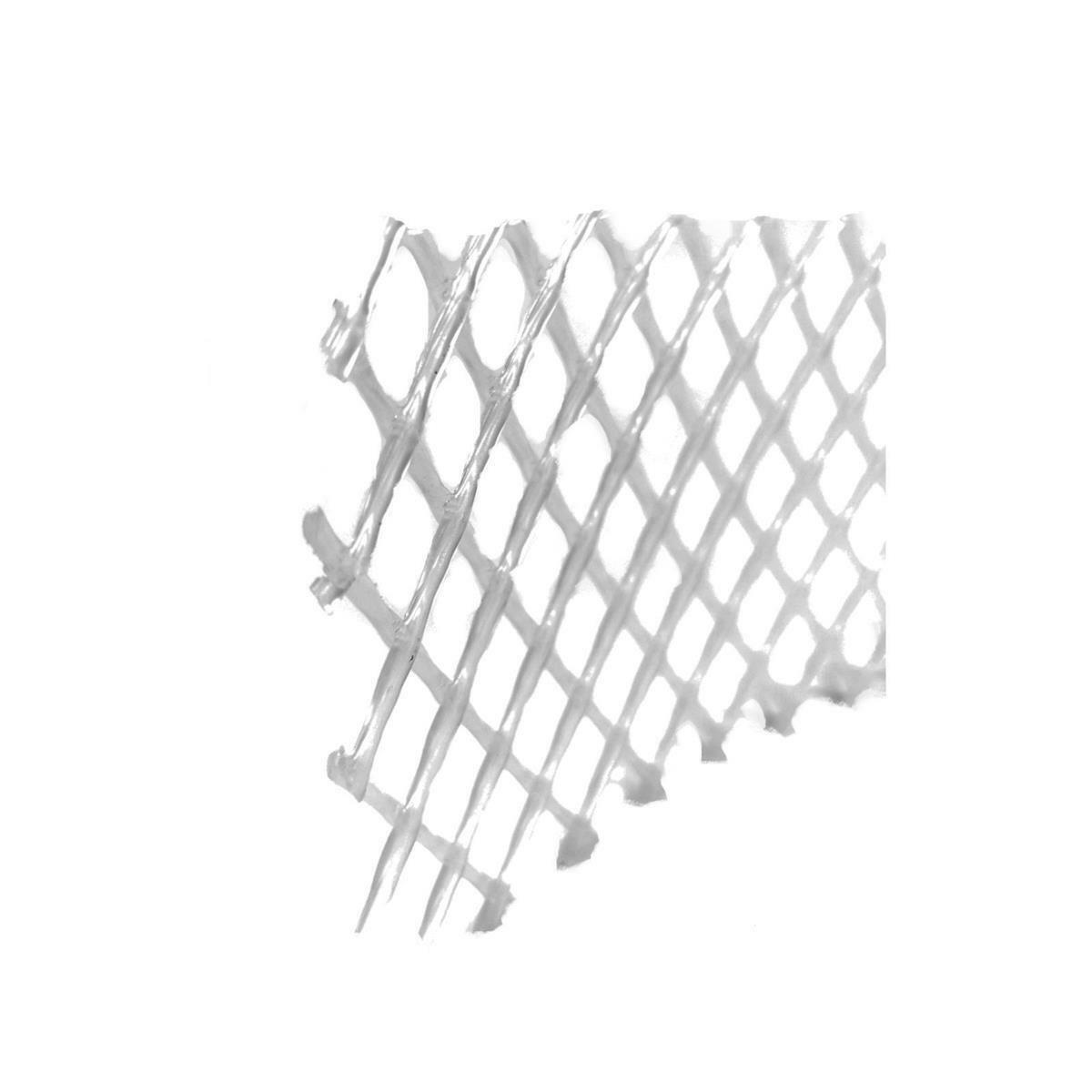 Kunststoff-Gitter ca. 0,6x2m weiß milchig sehr stabile Gitterplatte ...