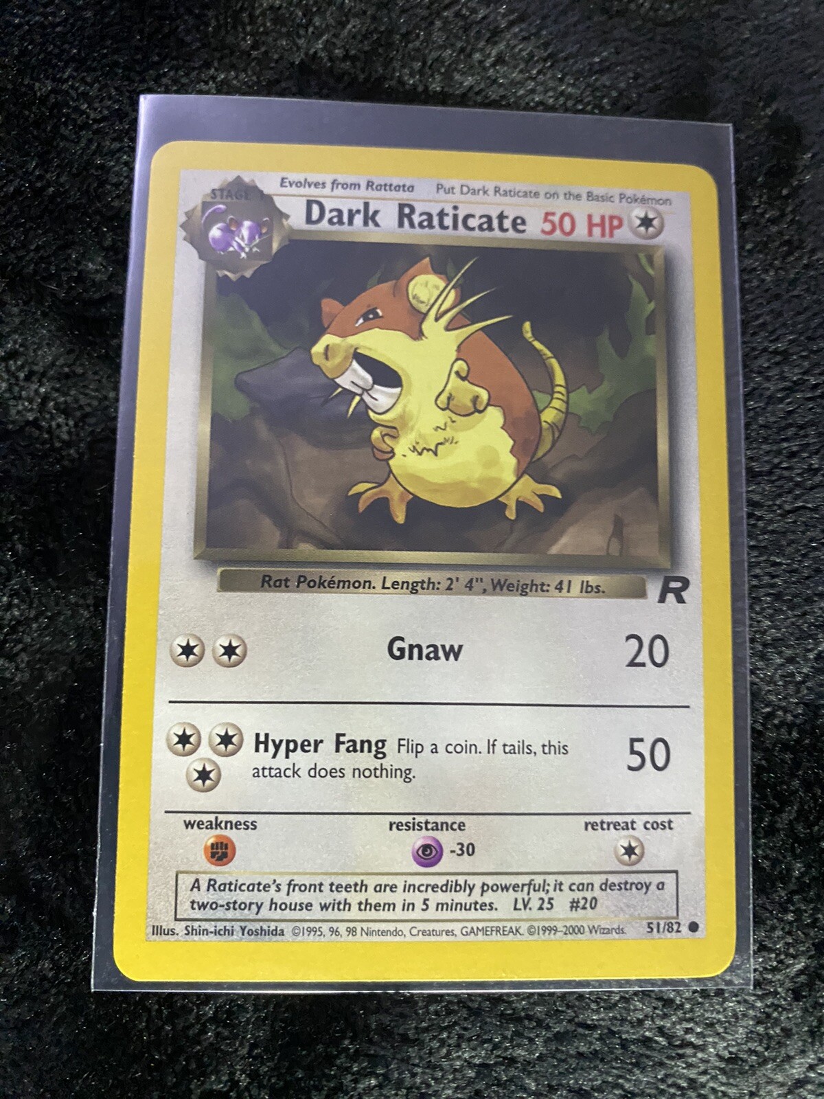 Pokémon TCG Dark Raticate Team Rocket 51 Regular Unlimited Common | eBay