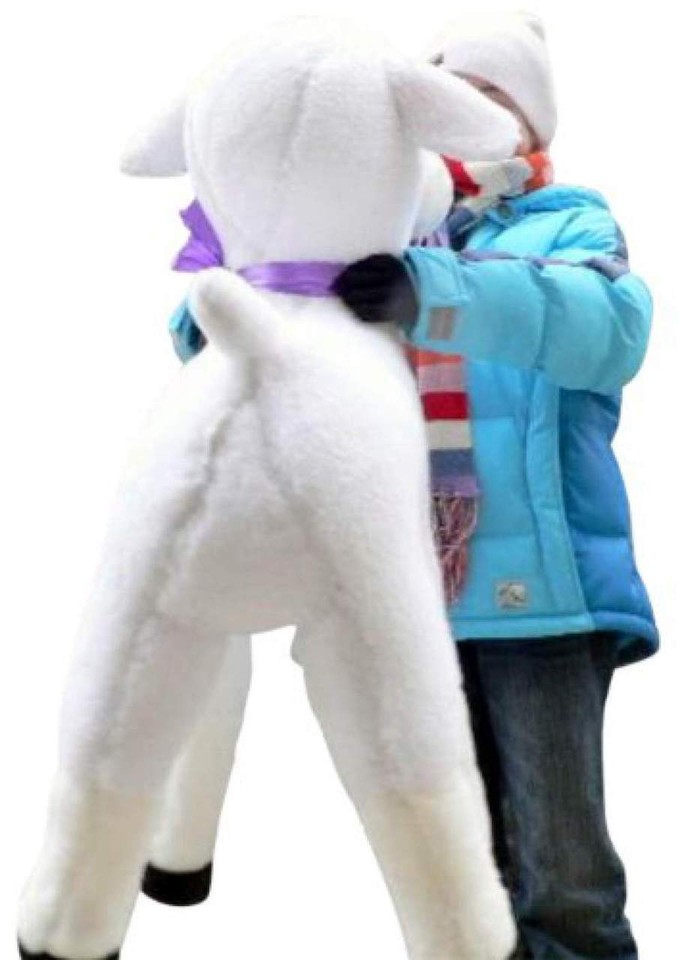 American Made Giant Stuffed Sheep 34 Inches Soft Plush Lamb Made in USA ...