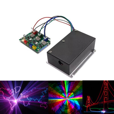 6W RGB Laser Module White Light 638nm 520nm 445nm Red/Green/Blue ...