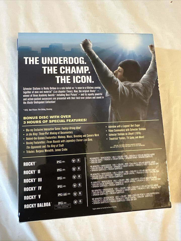 Rocky: The Undisputed Collection (Rocky / Rocky II / Rocky III / Rocky IV 883904161646| eBay