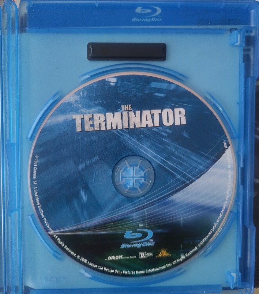 The Terminator - Arnold Schwarzenegger (Blu-ray, 1984) MGM Pictures ...