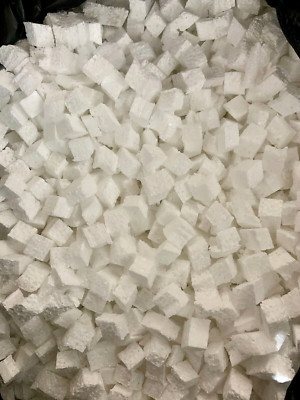 Polystyrene Styrofoam Packing Peanuts/Cube Blocks - 95 Gallons, 12 ...