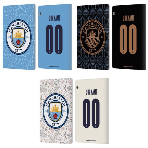 CUSTOM MANCHESTER CITY FC 2020/21 BADGE KIT LEATHER CASE HUAWEI XIAOMI ...