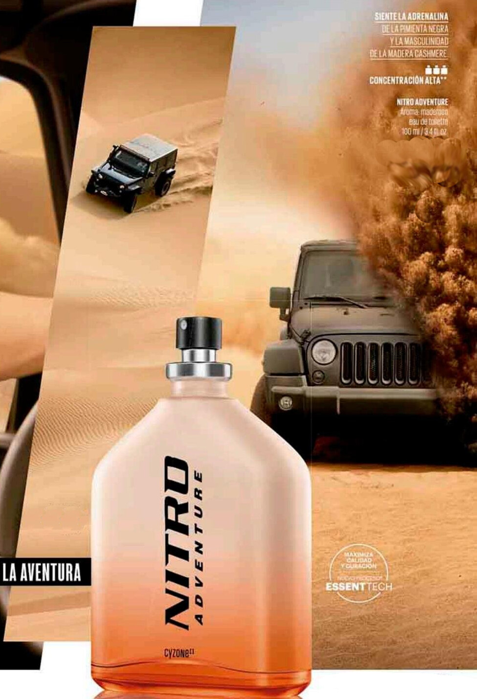 Nitro Adventure for Men 3.4oz Perfume By Cyzone L'bel | eBay