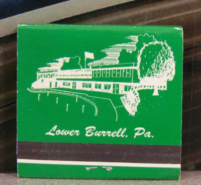 Rare Vintage Matchbook S4 Lower Burrell Pennsylvania Hill Crest Club ...