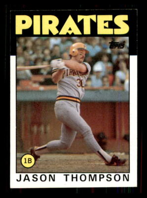 1986 BASEBALL 1986 Topps Jason Thompson Pittsburgh Pirates #635 1 | eBay