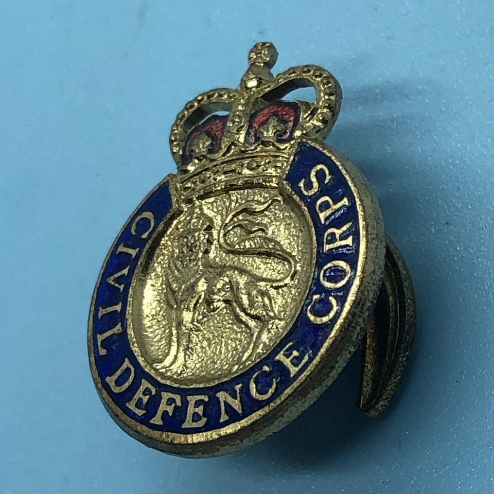 Original British Army Lapel Pin - Civil Defence Corps | eBay Australia