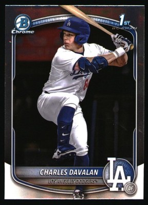 2025 Bowman Draft Charles Davalan Chrome Los Angeles Dodgers #BDC-96 | eBay