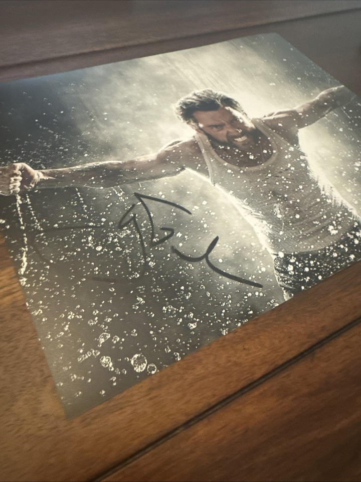 Hugh Jackman Signed X-MEN: Logan (Deadpool & Wolverine) 8x10" Autograph ...