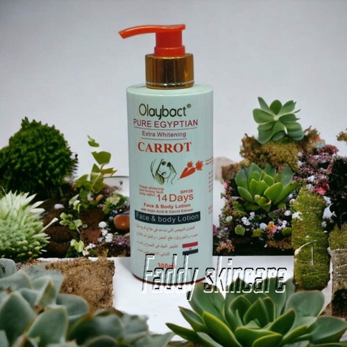 Olaybact pure egyptian carrot face & body lotion 300ml | eBay