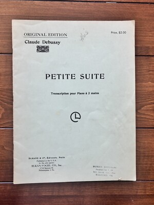 Petite Suite - piano (2 mains) Claue Debussy 1906 | eBay