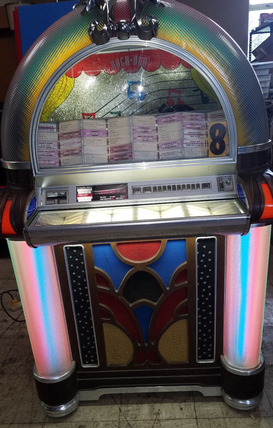 1987 Rockola 1000 Nostalgia 45s Jukebox #8 | eBay