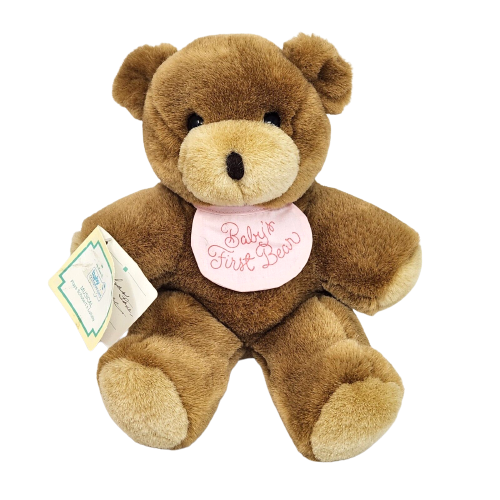 VINTAGE 1989 HALLMARK BABY'S FIRST BEAR MUSIC TEDDY STUFFED ANIMAL ...