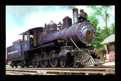 Warren & Ouachita Valley Steam Locomotive Train Postcard (C70) | eBay