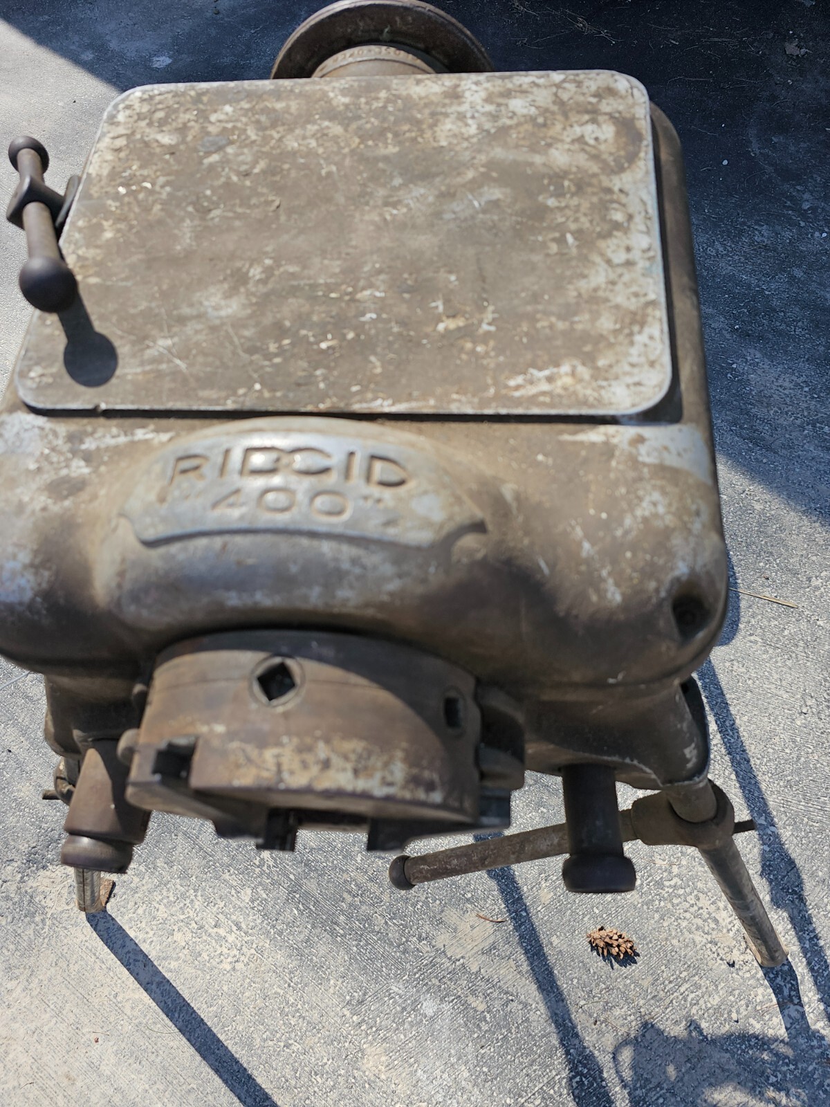 RIDGID 400 PIPE THREADER W/ ROLLING LEGS | eBay