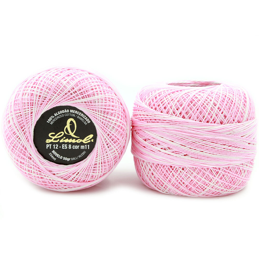 Limol Size 12 Multicolor 50 Grs 100% Mercerized Crochet Thread Cotton ...