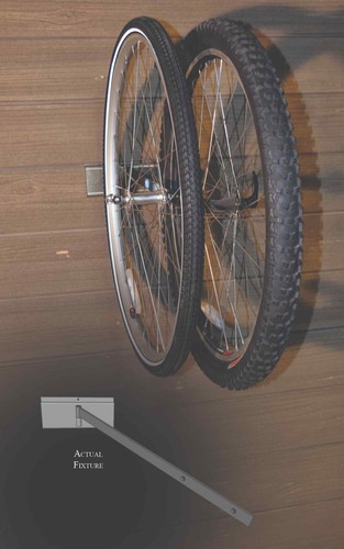 Rudy Rack Bicycle Wheel Wall Storage Display Holder For Rim Brake ...