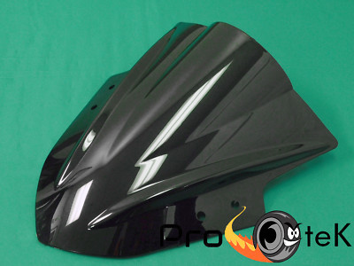 2013-2018 Kawasaki Ninja 300 ABS Smoke Black Double Bubble Windscreen ...
